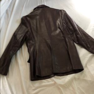 Vintage | Jackets & Coats | Rare Vintage Genuine Plum Leather Jacket ...